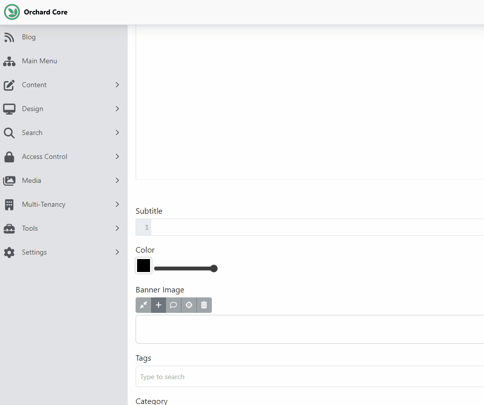 Add opacity option for the Text Color Field, Lin... - Orchard Dojo
